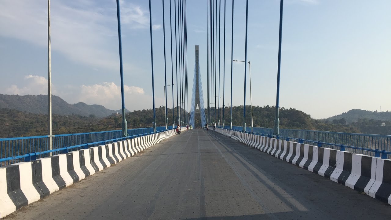 First Cabled Bridge of North India | Atal Setu | Road Trip - YouTube