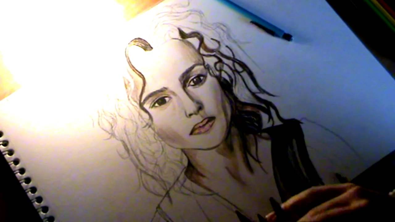 Helena Bonham-Carter Drawing - YouTube