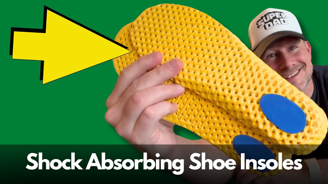 XINIFOOT Elastic Shock Absorbing Shoe Insoles review - YouTube