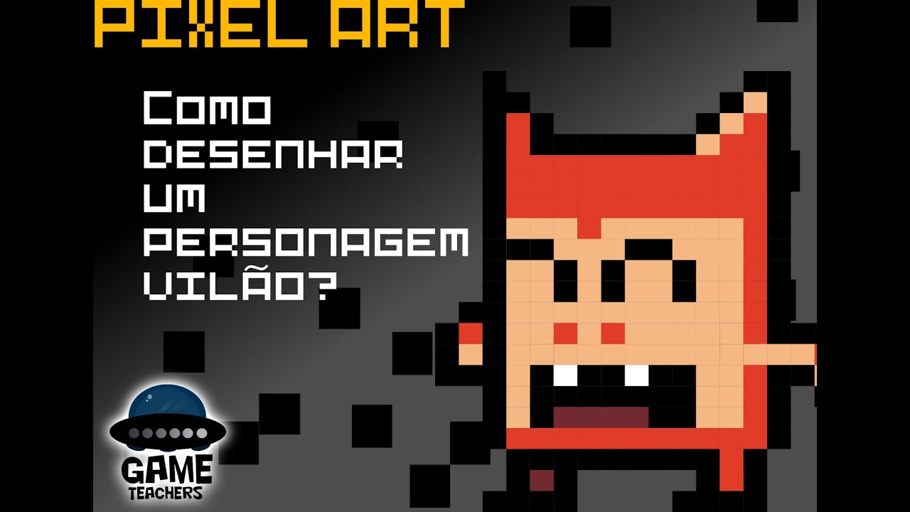 Como desenhar um personagem vilão? - Pixel art || Villain character in ...