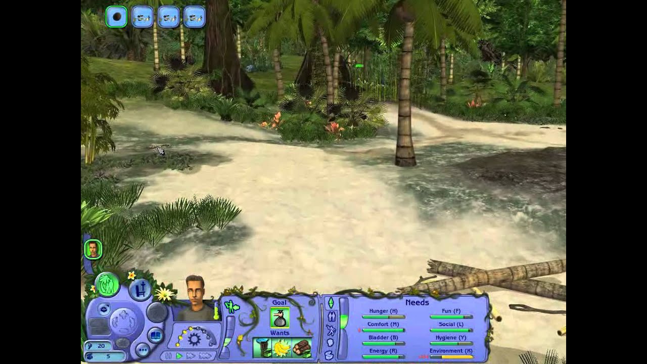 Let's Play The Sims Castaway Stories - 2 - YouTube