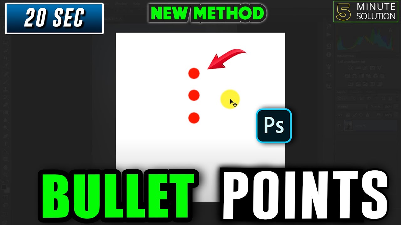 How To Do Bullet Points In Photoshop 2023 YouTube How To Do Bullet Points In Photoshop 2023 YouTube
