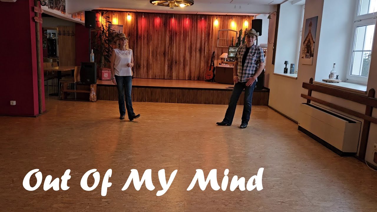 Line Dance OUT OF MY MIND (Teo Lattanzio) Teach / Dance - YouTube
