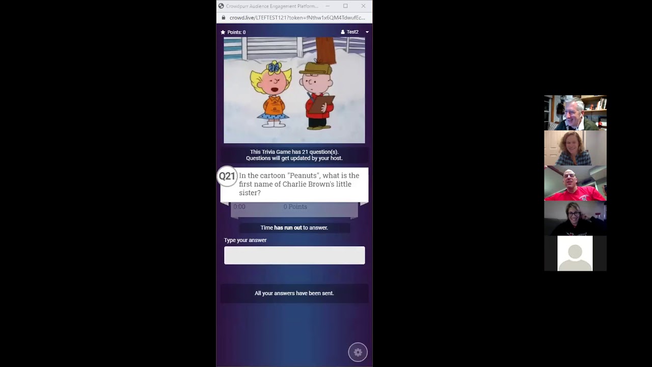 Zoom Webinar / Crowdpurr Trivia Practice Session - YouTube