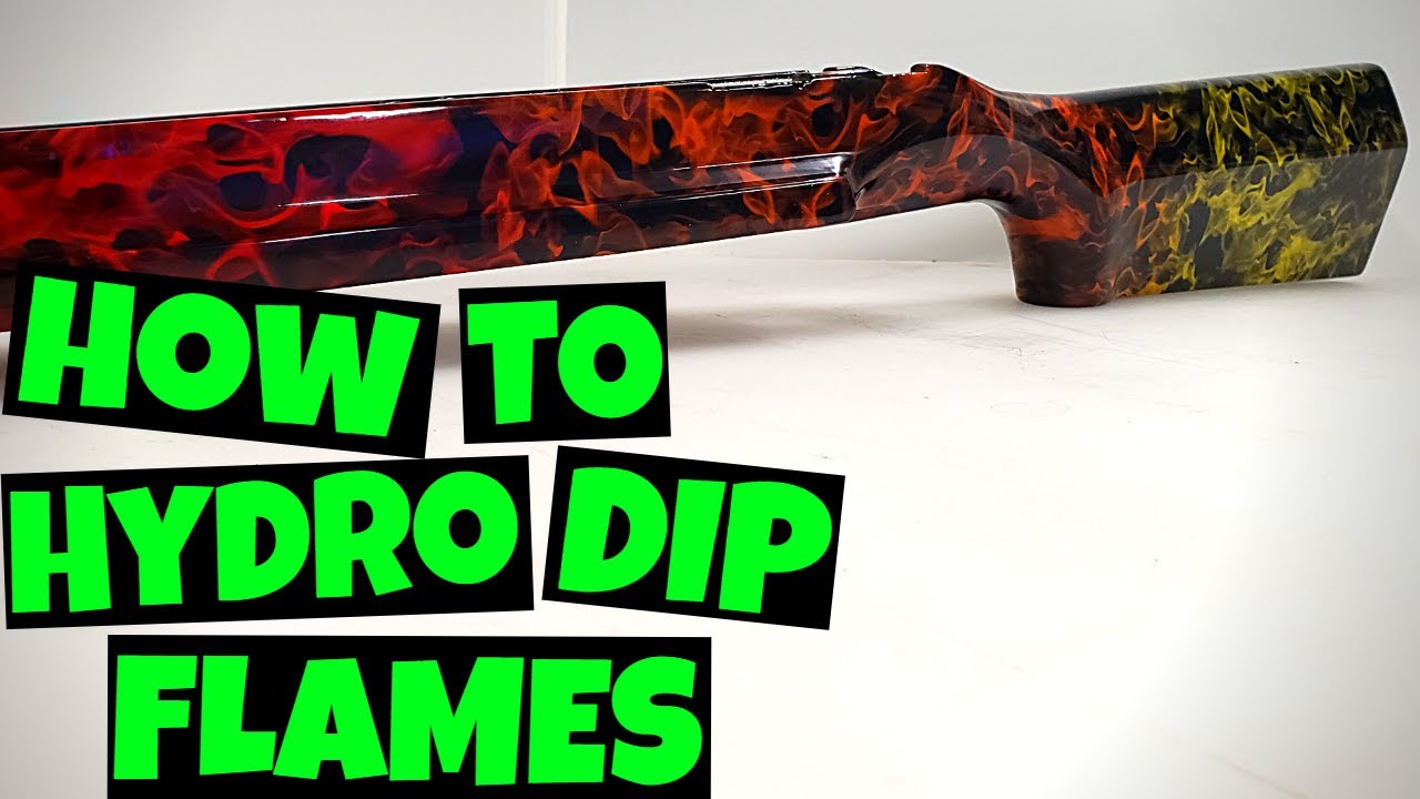 How to Hydro Dip Multi Colored Flames [SUPER EASY] - YouTube