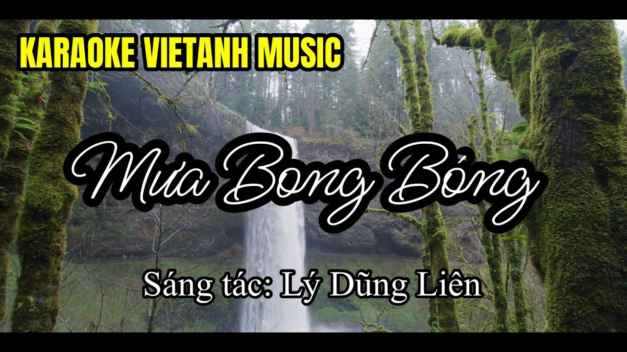 MƯA BONG BÓNG - SONG CA - KARAOKE 2024 - YouTube