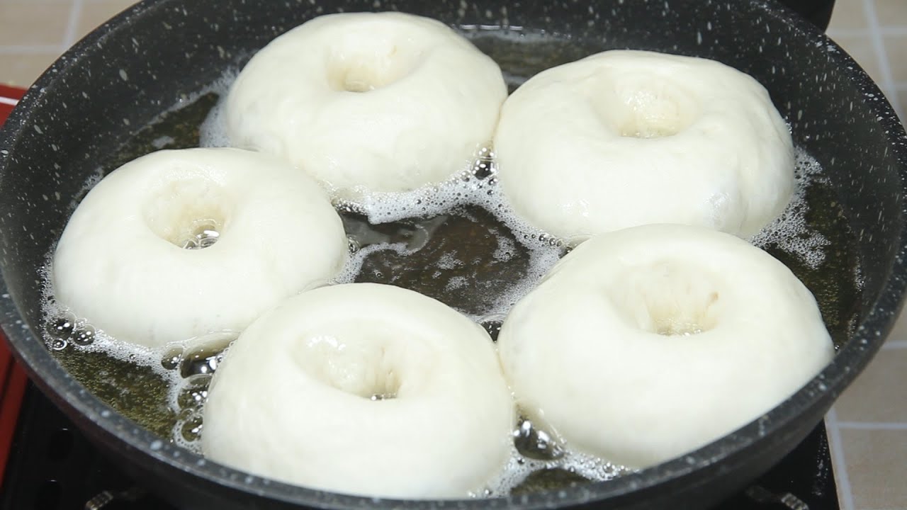 Sponge donut recipe | Fluffy donut recipe,Sponge cake - Bread without ...