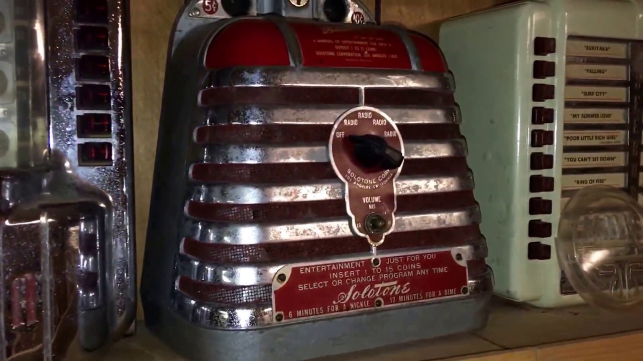 Vintage Wallbox, collection, we buy them Table top jukebox - YouTube