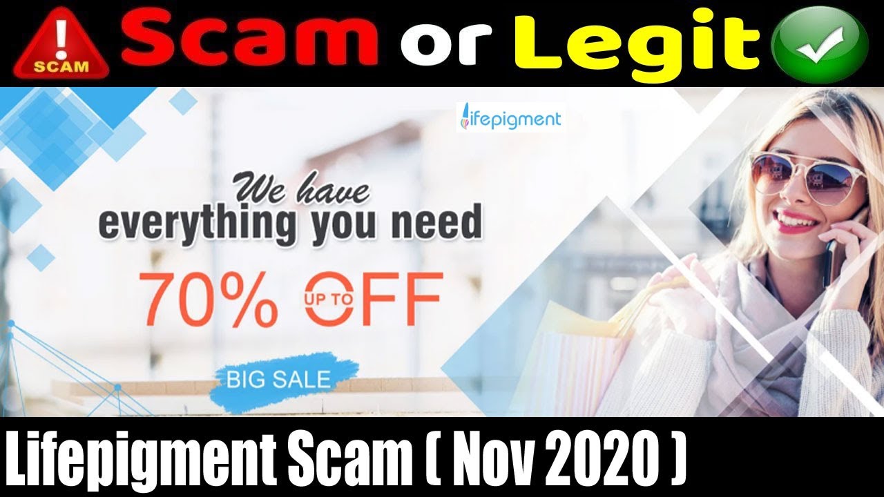 Lifepigment Scam (Nov 2020) - Is lifepigment.com scam or legit? - YouTube