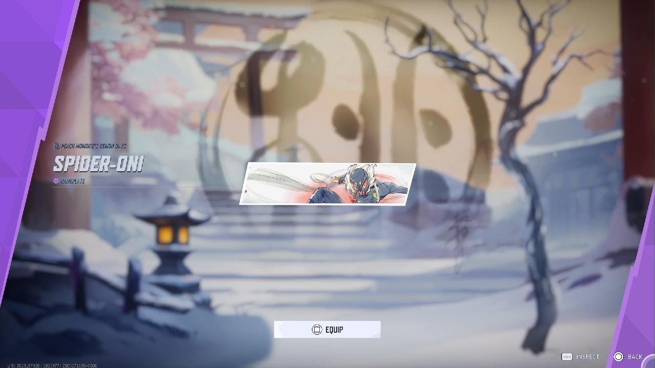 Marvel Rivals Spider-Oni Nameplate Acquired - YouTube