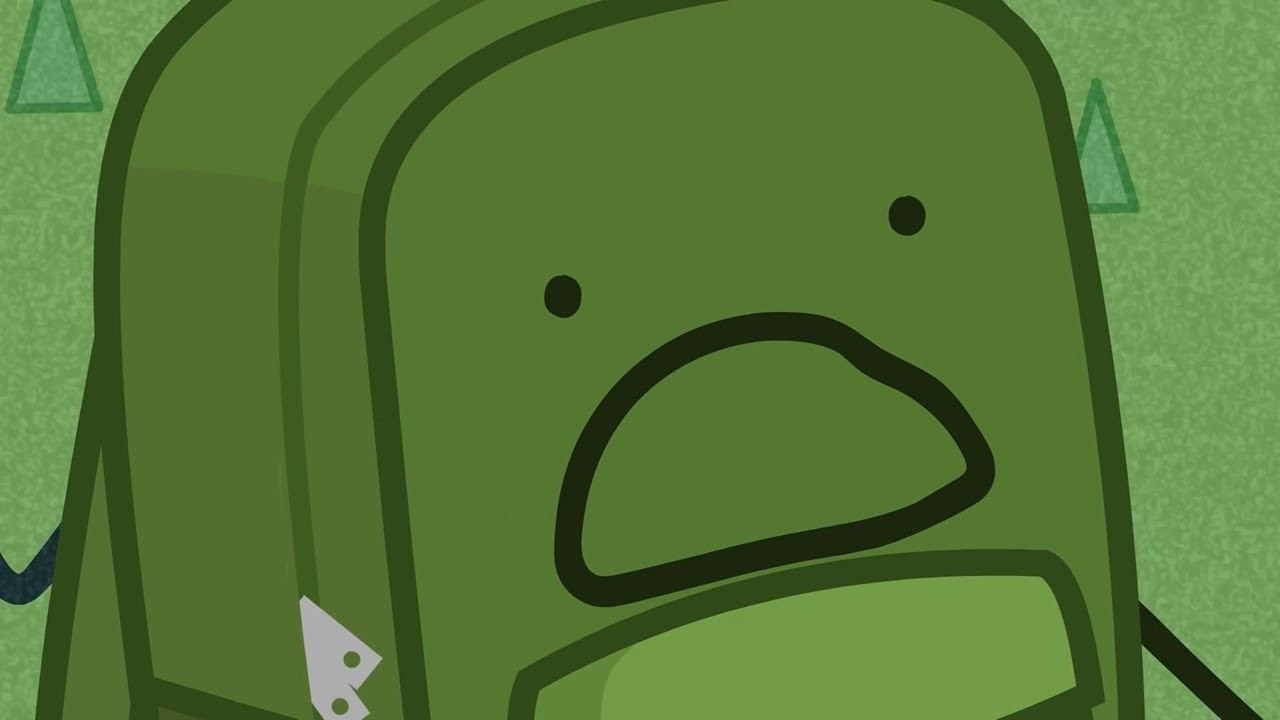 a montage of backpack/liam adventure with a AJR music playing in the ...