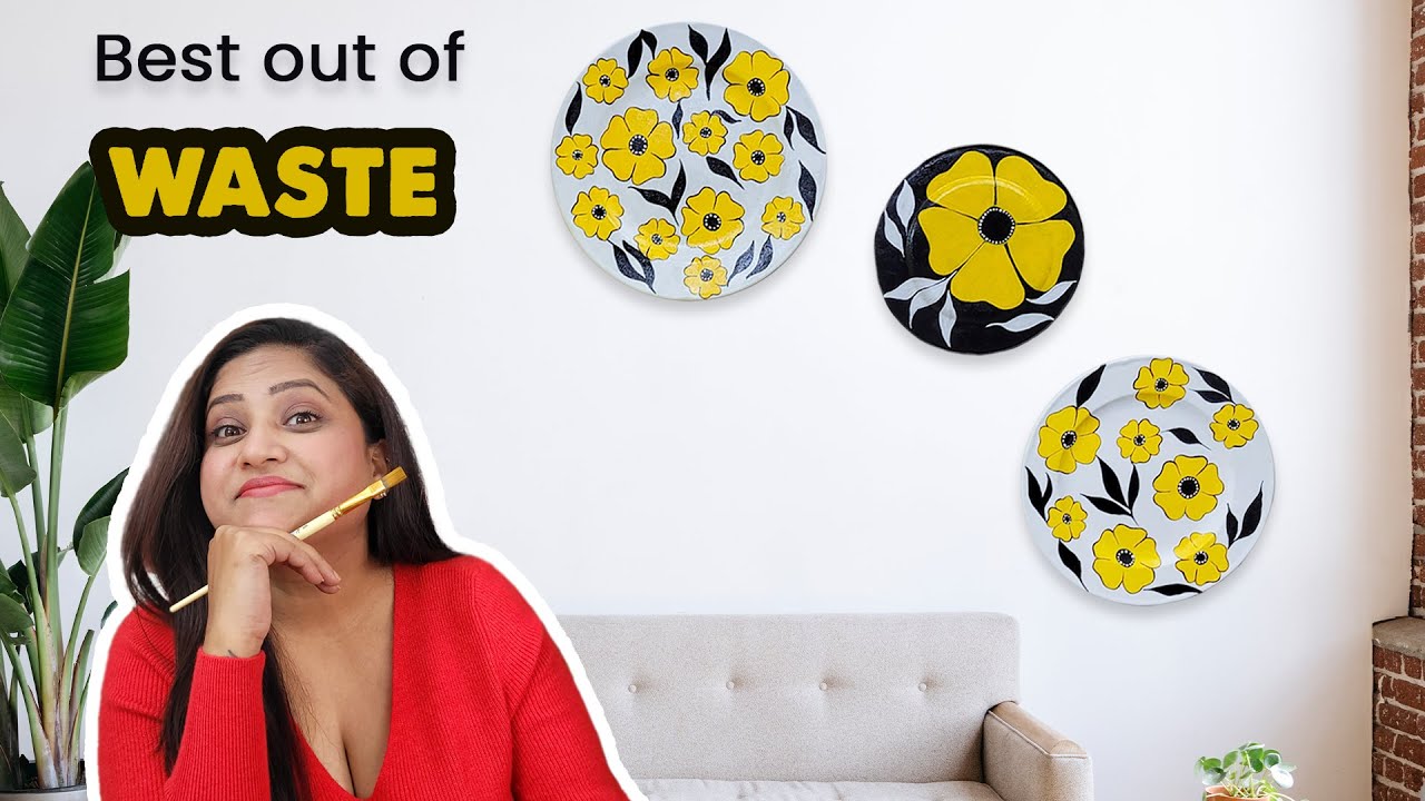 Turn Your Old Plates into Gorgeous Wall Decor | DIY Decorative Plate ...