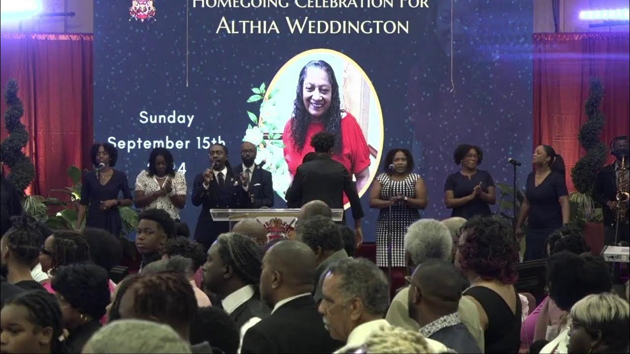 Homegoing Celebration for Althia Weddington - YouTube