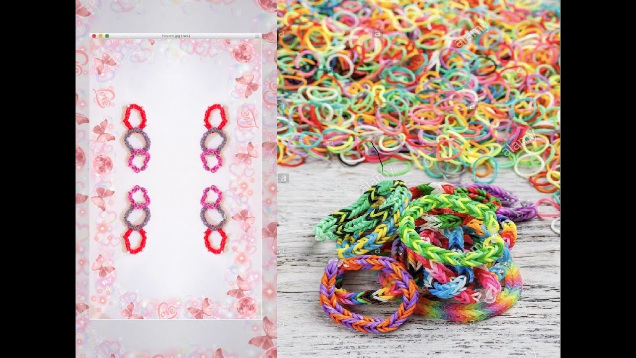 3 Types Of Loom Bands - YouTube