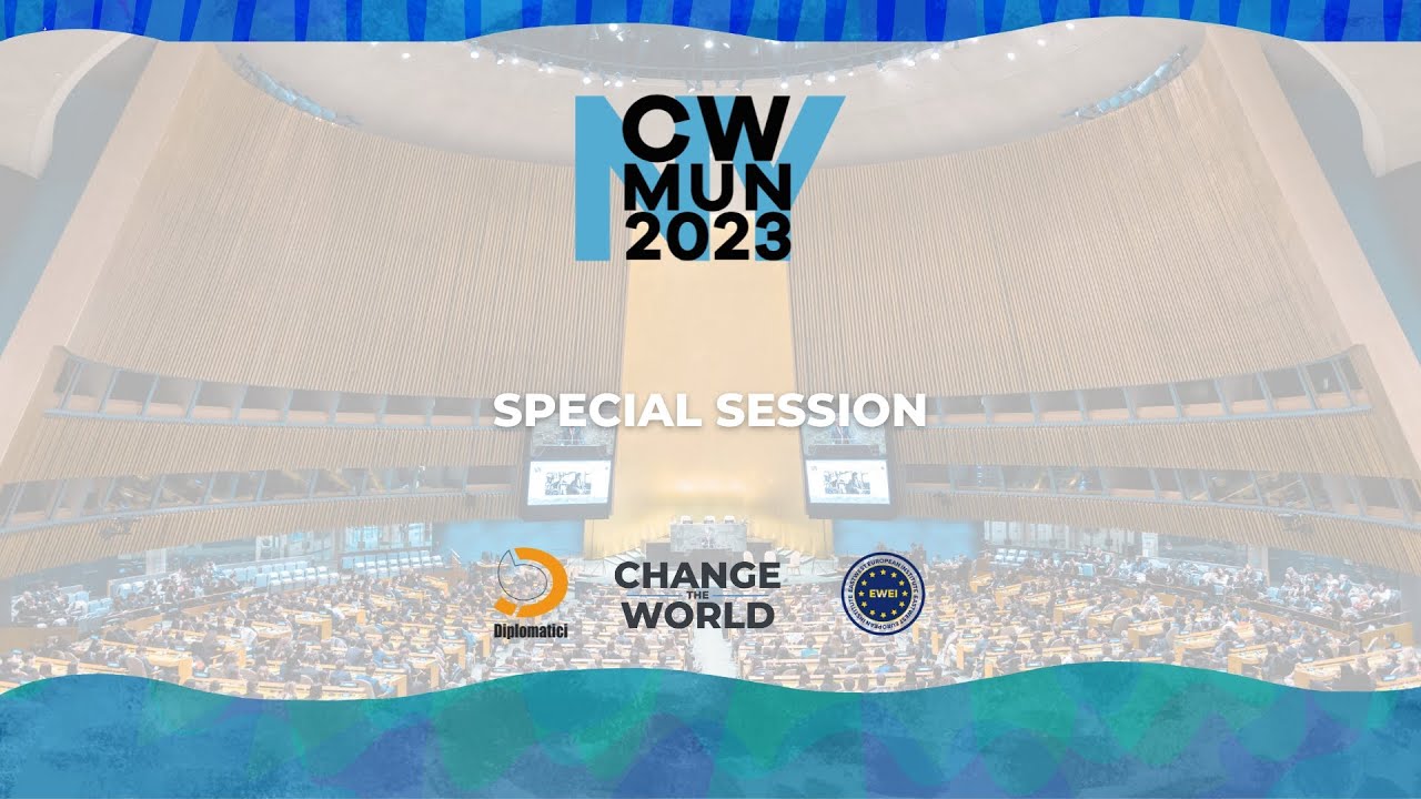 CWMUN NY 2023 - Special Session - YouTube