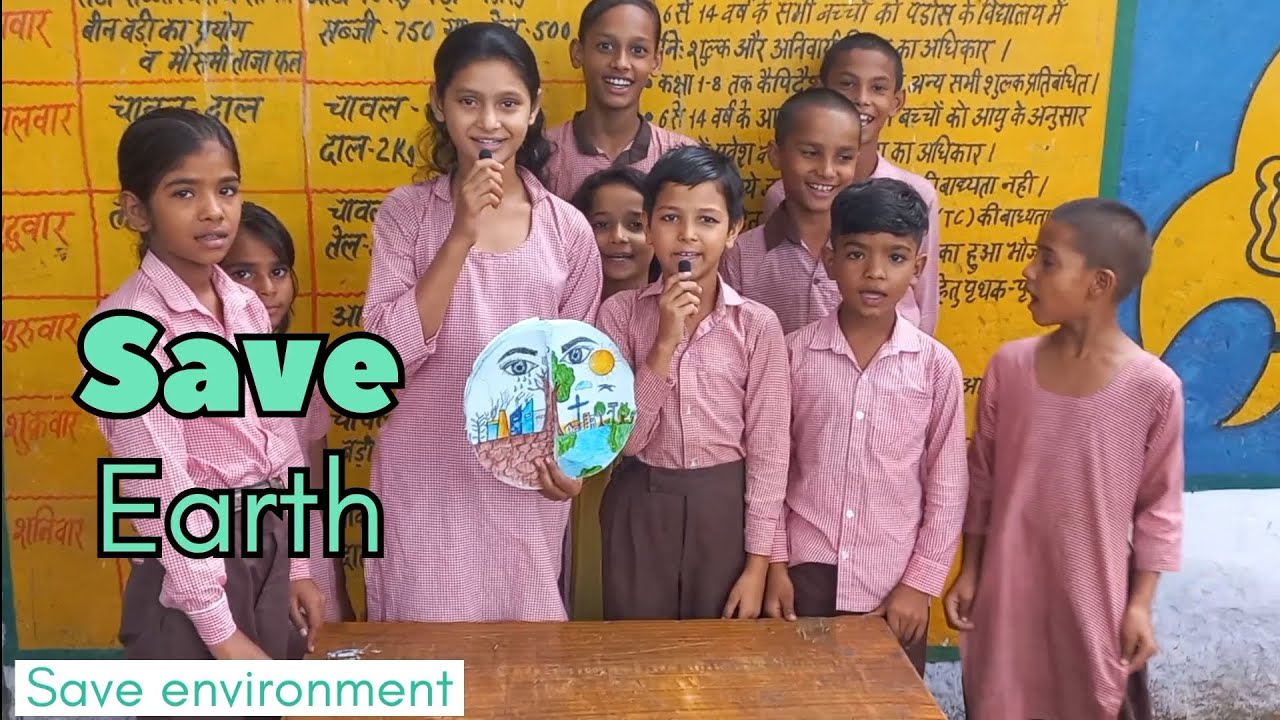 Save earth save environment project by up primary school students# ...