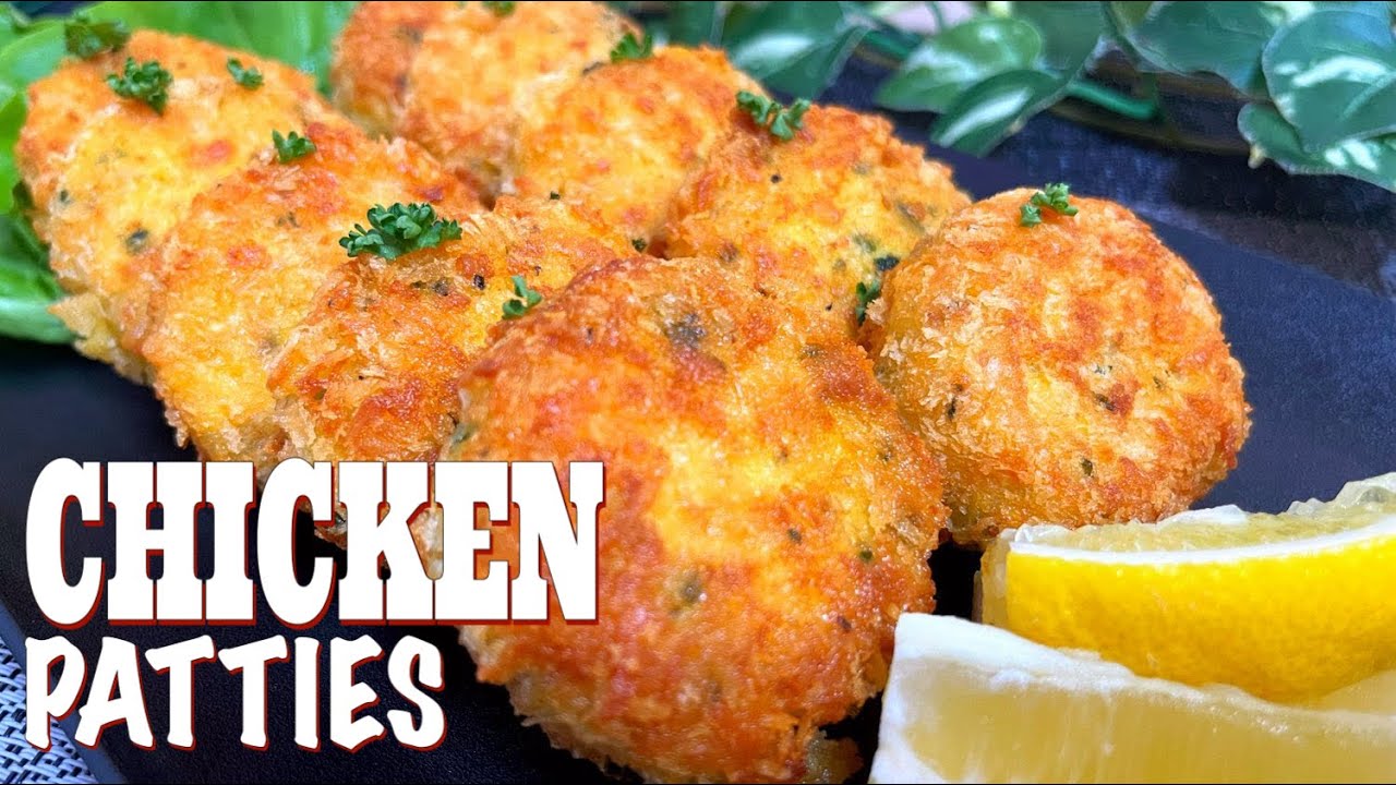 CHICKEN PATTIES | EASY CHICKEN PATTIES RECIPE | HOW TO MAKE EASY ...
