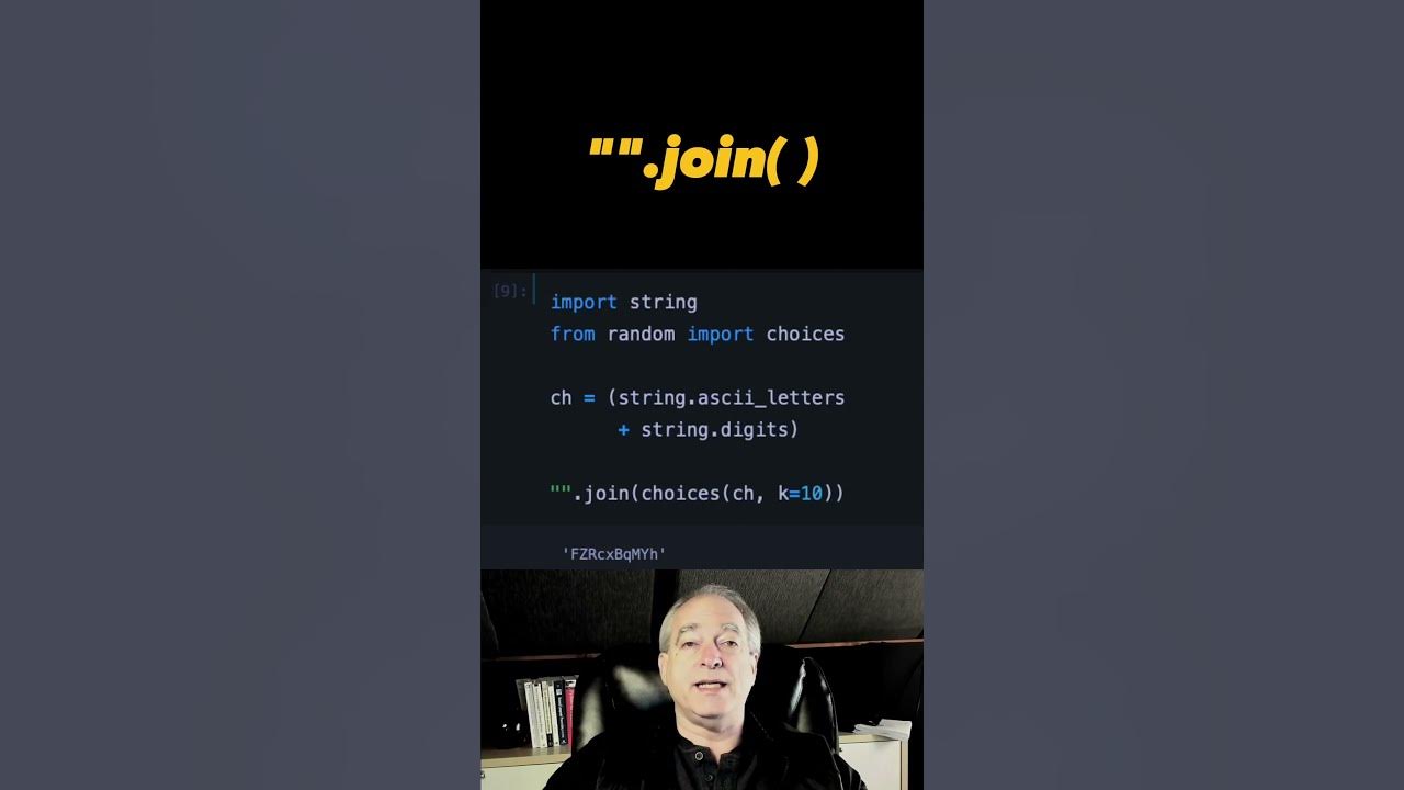 Generate Random String With Letters And Digits In Python 🐍 Shorts Python Youtube