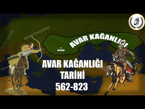 Avar Kağanlığı Kuruluştan Yıkılışa/562-823/Hızlı Anlatım/2D Harita Üstünde Anlatım #tarih