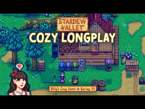 Stardew Valley 1.6 Longplay 🐣 Spring Y1 | Starting a New Meadowlands Farm! ★ No Mods, No Commentary