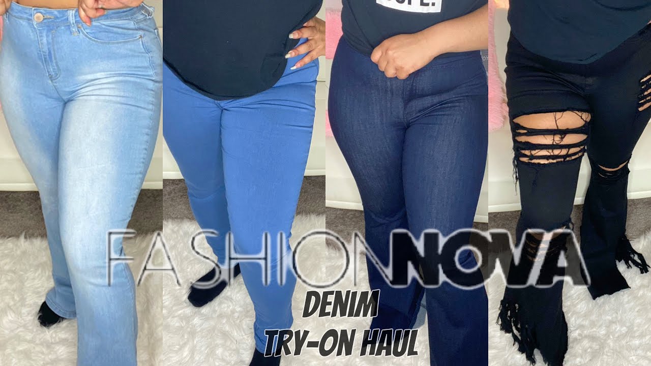 FASHIONNOVA DENIM/JEAN TRY ON HAUL 2021 | JOY MCCRAY - YouTube