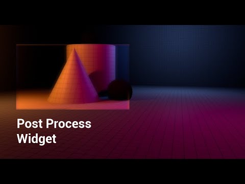 Unreal UMG PostProcess Widget - YouTube