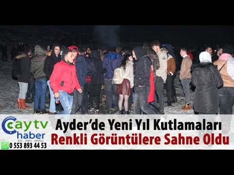 RİZE AYDER 2020 YENİ YILA BÖYLE GİRDİ