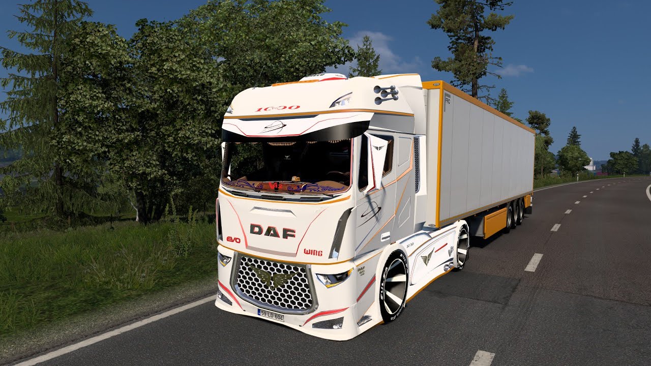 DAF EVO WİNG V12 l Malmö - Karlskrona l Taze FideTaşıdık l ETS 2 MODS l ...