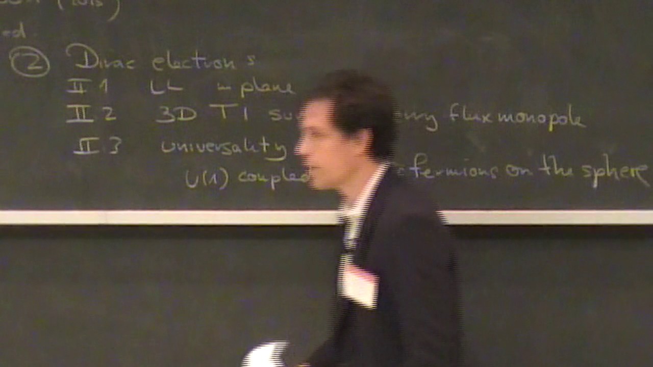 Chalk Talk Part 1 Ronny Thomale Cornell June 2nd, 2106 - YouTube