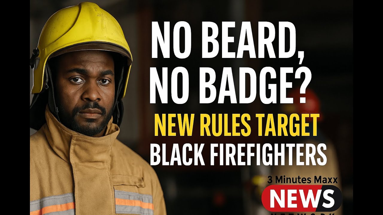 No Beard, No Badge? New Rules Target Black Firefighters - YouTube