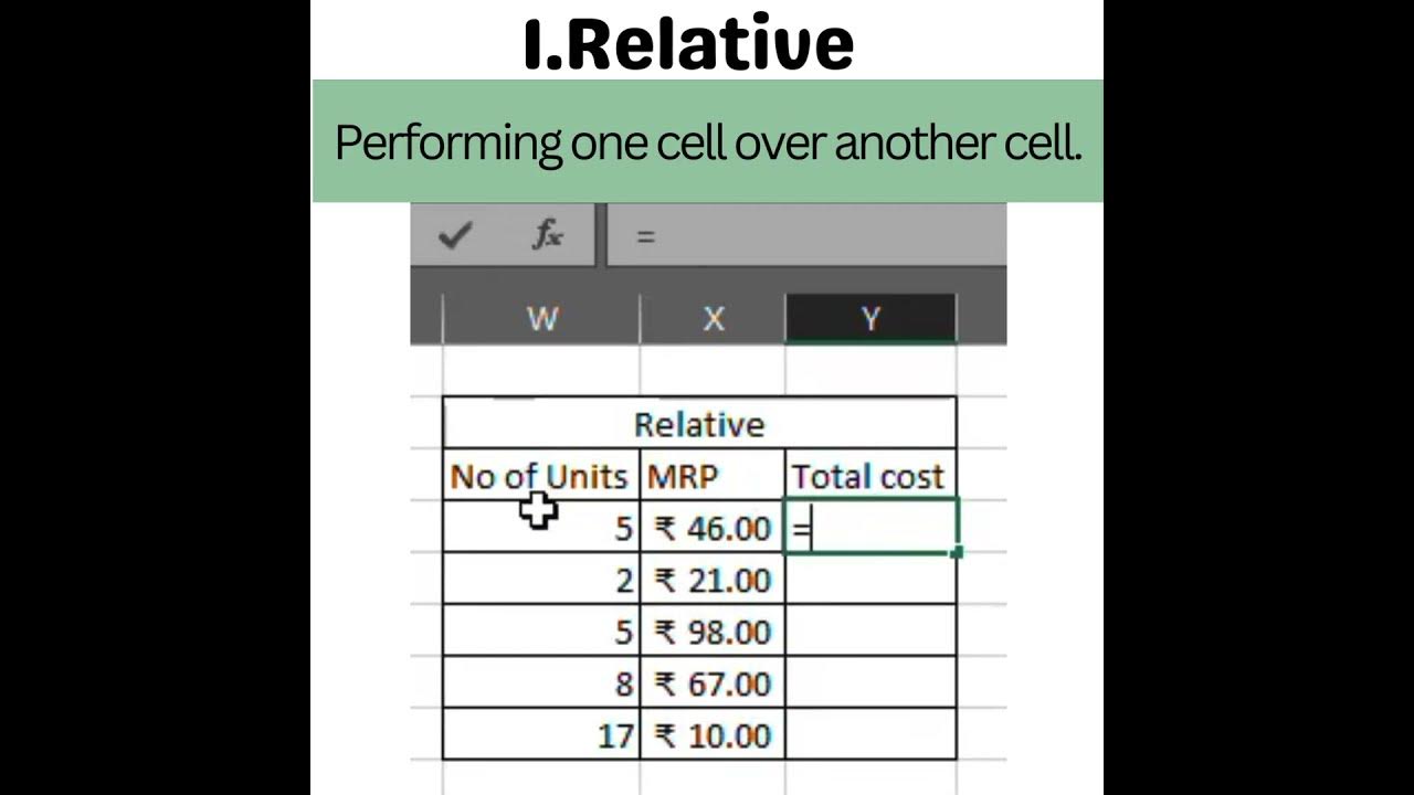 Advanced Excel Formula Tip - 1 - YouTube