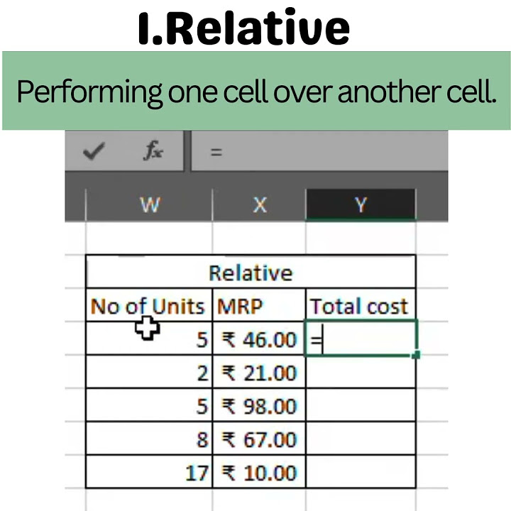 Advanced Excel Formula Tip - 1 - YouTube
