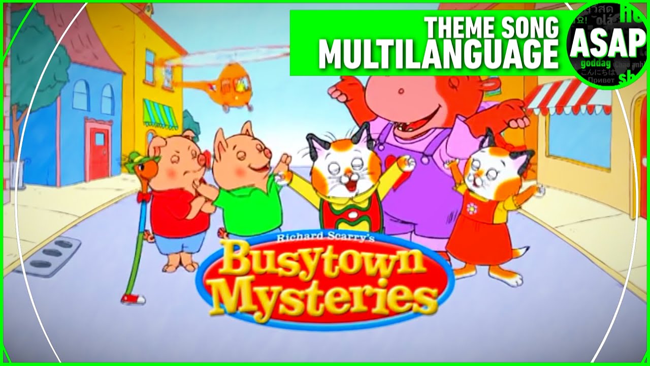 Busytown Mysteries Theme Song | Multilanguage (Requested) - YouTube