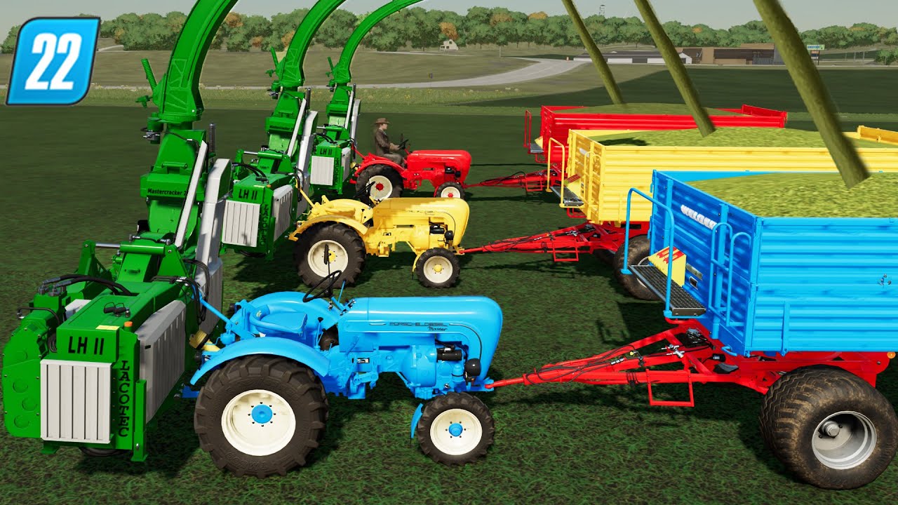 LAND OF MINI ! PORSCHE TRACTORS and CORN CHAFF MACHINES ON ELMCREEK ...