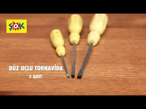 Ussu 6+1 Tornavida Seti Takım Çantası 19   HD