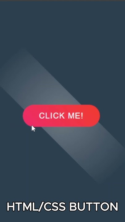 Animation Button Html Css Html Css Youtube