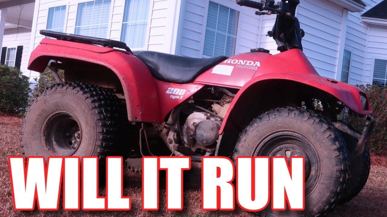 WE BOUGHT A HONDA TRX200D ATV FOR A FATHER SON PROJECT FOR $200 ON ...