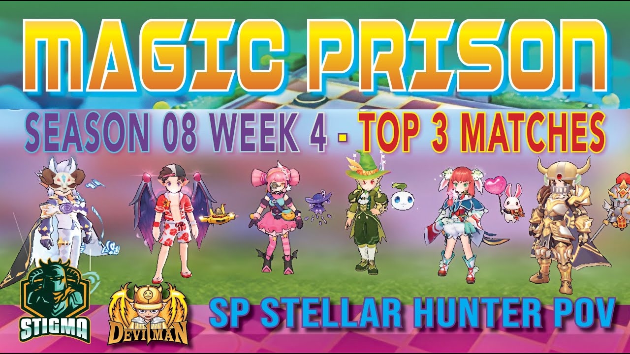 MAGIC PRISON SEASON 8 WEEK 4 - TOP 3 MATCHES SP SH POV - YouTube