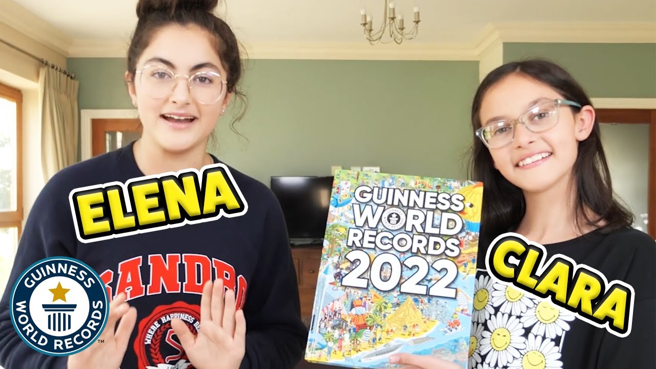 Elena and Clara attempt to break a record! - YouTube