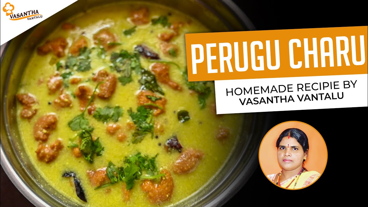 Perugu Charu / Majjiga Pulusu | Homemade Telugu Recipe | By Vasantha ...