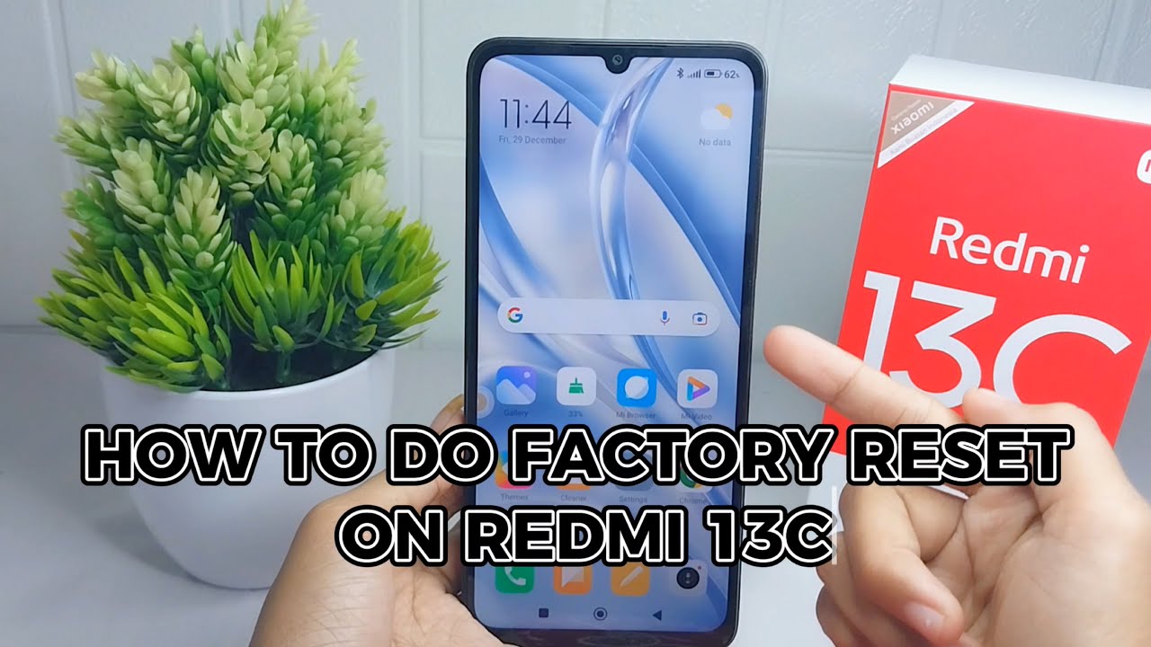 Redmi 13c Factory Reset | How to Reset Xiaomi Redmi 13c - YouTube