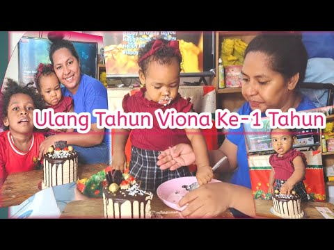 Moment ulang tahun Viona Yang ke-1 Tahun