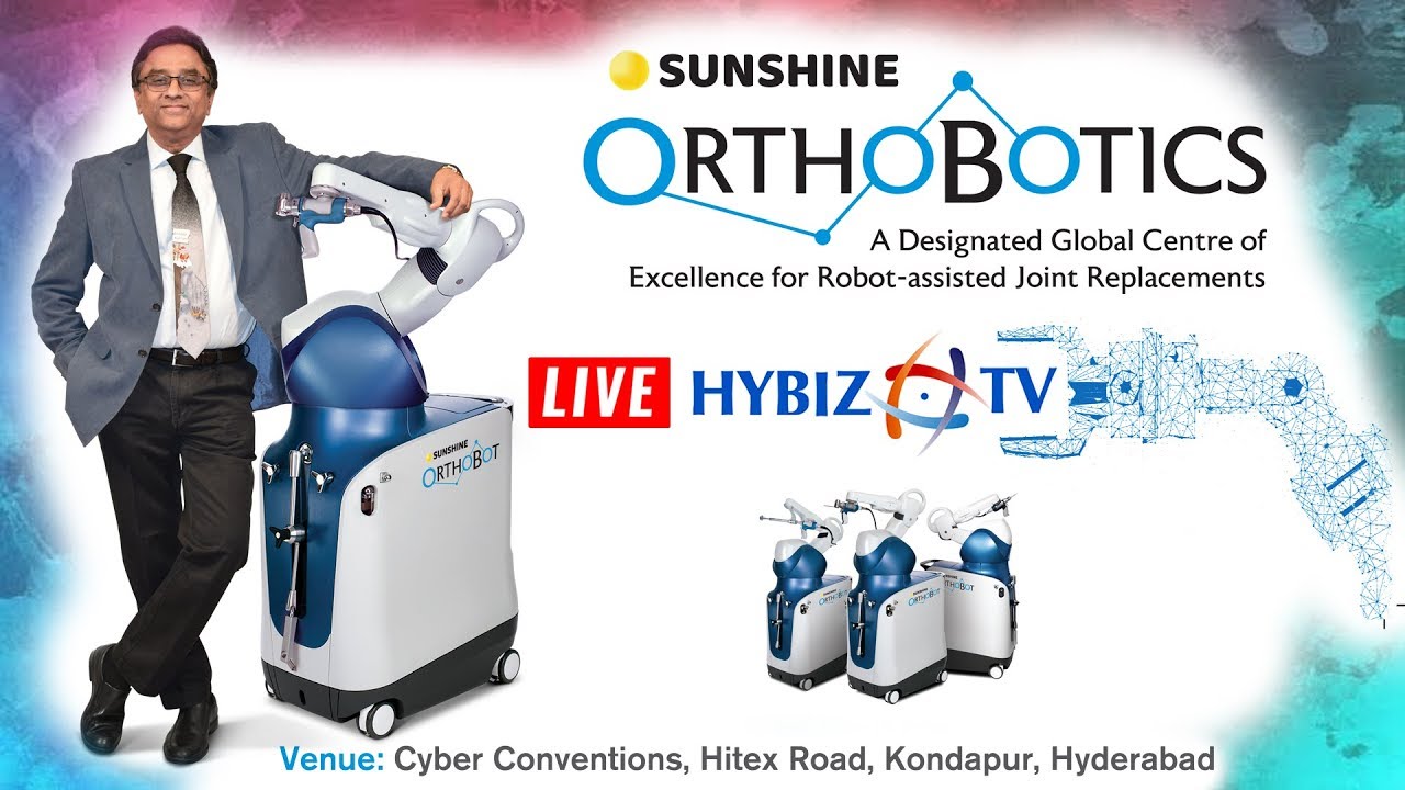 Sunshine Orthobotics | Robot assisted joint Replacement Surgery | LIVE ...