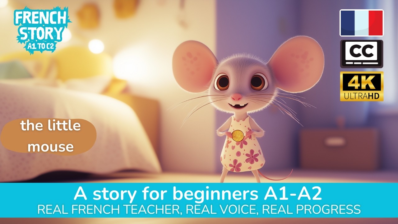 Improve FRENCH Easily with Story in Present Tense (A2-B1) - YouTube