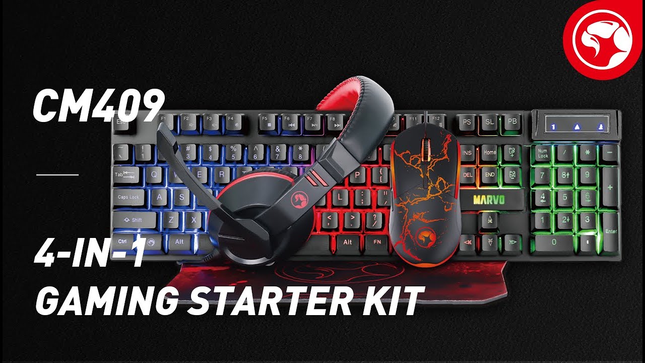 Introducing Marvo 4-in-1 Advanced Gaming Combo # CM409 - YouTube