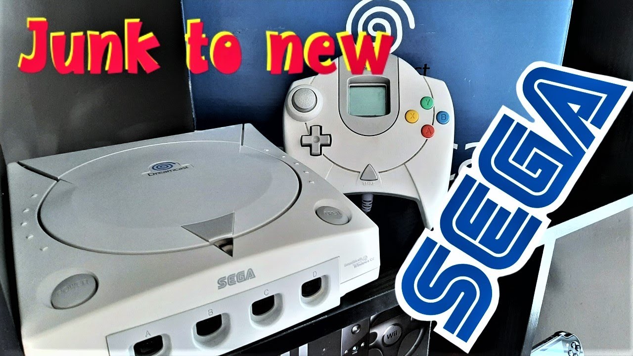 Sega Dreamcast repair new battery and LED mod - YouTube