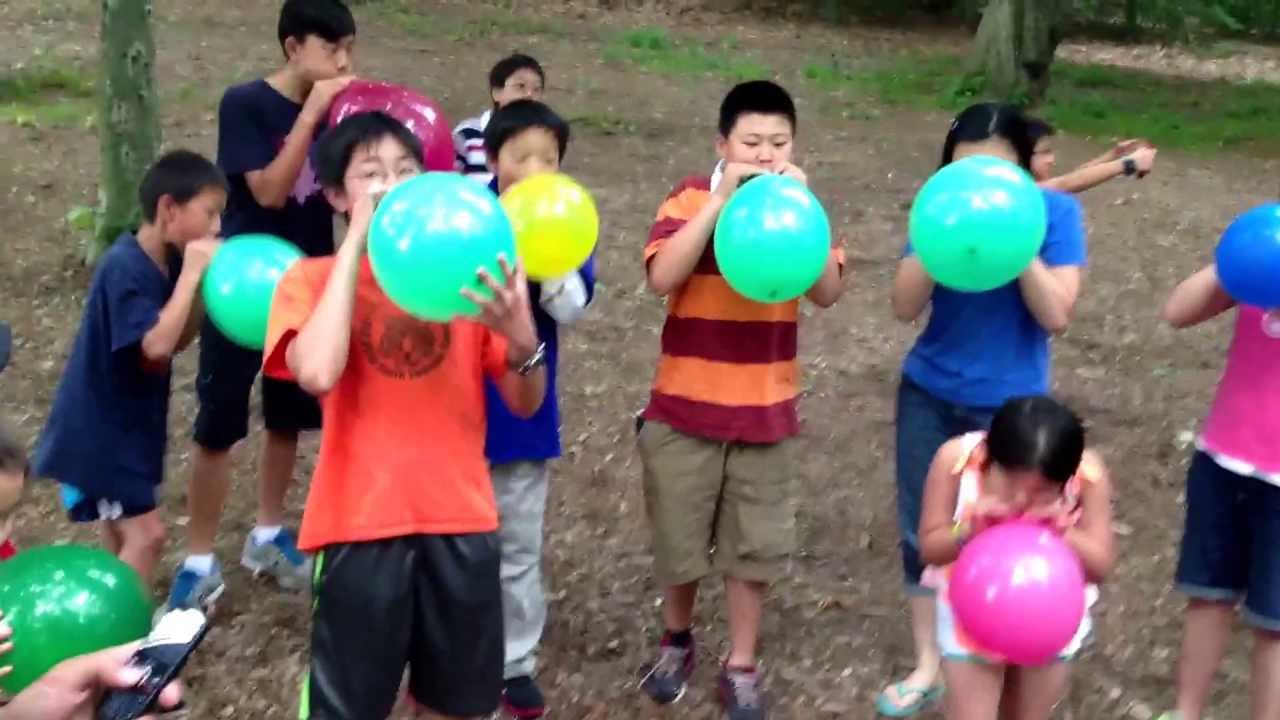 Balloon Blowing Contest, CCC-CT.org 康州华社 2013 Summer Picnic - YouTube