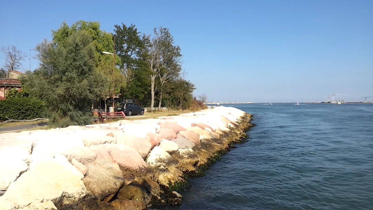 Diga degli alberoni lido'di venezia - YouTube