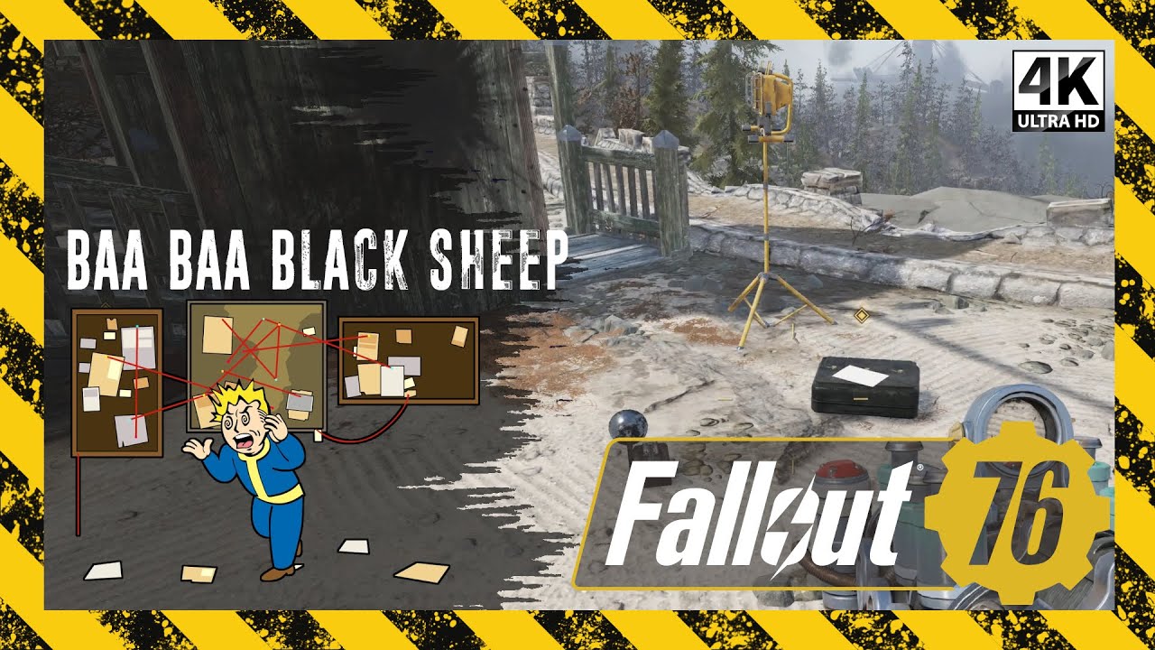 Baa Baa Black Sheep - Fallout 76 [4K] Sheepsquatch Quest - Ep. 72 - YouTube