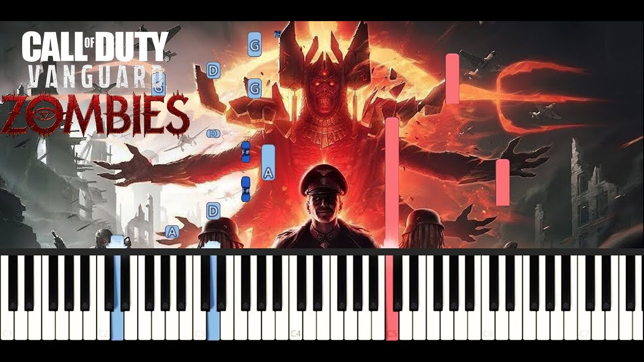 Call of Duty: Vanguard - Zombies Main Theme/Damned 5) - Piano Synthesia ...